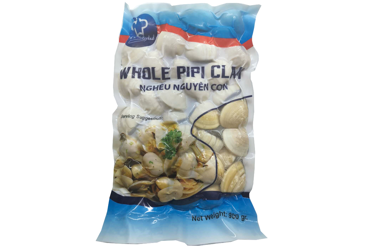 Pipi Clam-White Whole 40/60 (1kg) - Food Warehouse AU