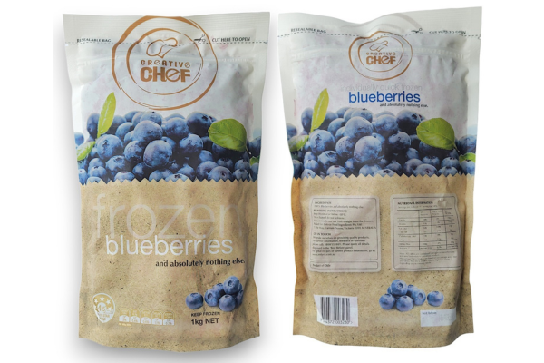 Frozen Blueberries (1kg) - Food Warehouse AU